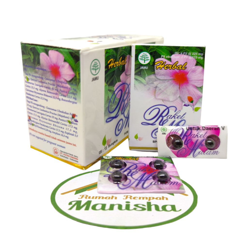 Jual Jamu Pil Herbal Raket Malam Putro Kinasih | Shopee Indonesia