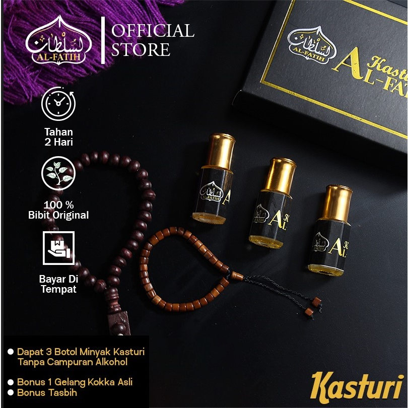 Jual Minyak Kasturi Asli 100% - Parfum Sultan Kasturi AL FATIH Alfatih ...