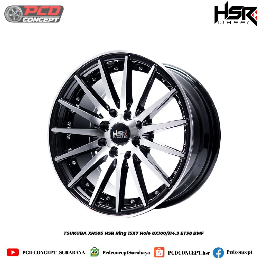 Jual Velg Mobil Ring 15 HSR Tsukuba R15 Model Jari2 - Velg Mobil Calya | Shopee Indonesia