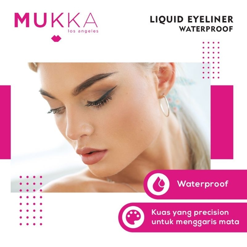 Jual baca deskripsi liquid eyeliner waterproof mukka original | Shopee ...