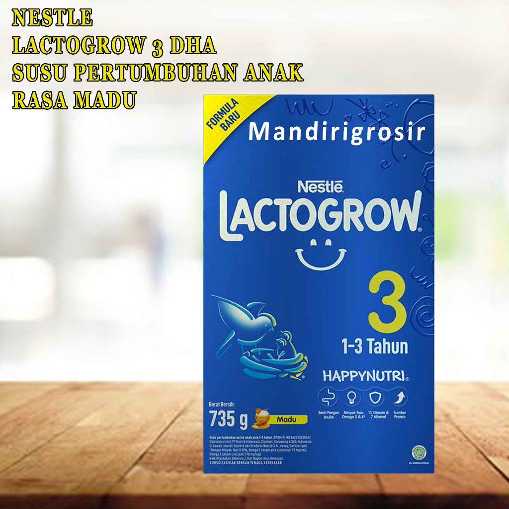 Jual Susu Pertumbuhan Anak* Nestle Lactogrow 3 DHA* Susu Rasa Madu ...