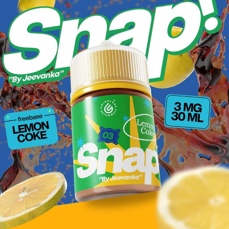 Jual Snap 60ml 3mg Lemon Coke Liquid Freebase Fruity 3MG 3 MG Fruity ...