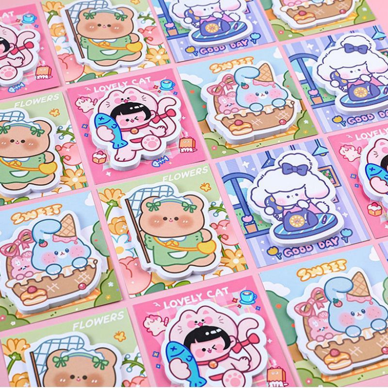 Jual Sticky Note Lucu Kawai Aesthetic/ Memo Pad/ Post It Catatan ...