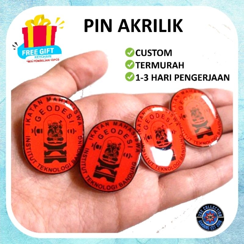 Jual Joe.Collections - (TERMURAH) Pin Akrilik Resin | Shopee Indonesia