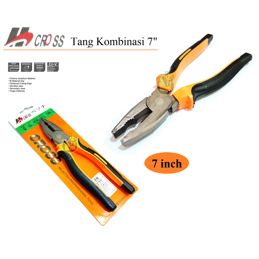 Jual Tang Kombinasi 7Inch 8inch 7" 8" Tang Kombinasi 7 inch 8 inch Inci Tang Jepit Combination ...