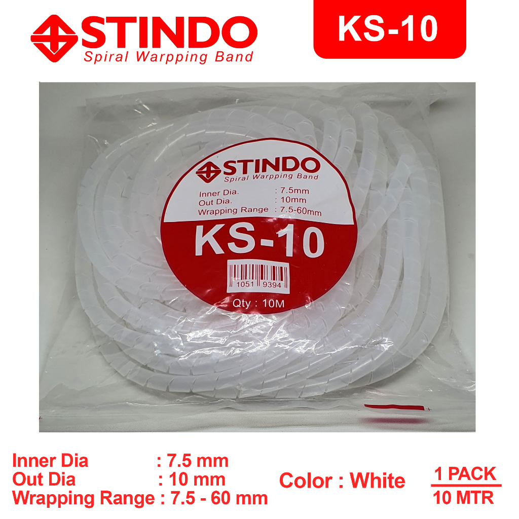 Jual Kabel Spiral KS10 Cable Spiral KS-10 Spiral Wrapping Band SWB10 ...