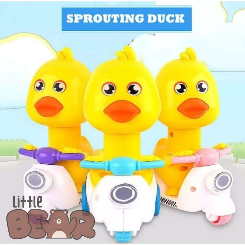 Jual MAINAN ANAK MOTOR MOTORAN BEBEK LUCU / MAINAN PULLBACK BEBEK VESPA ...