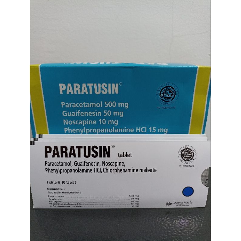 Jual Paratusin Tablet (1 Strip isi 10 tablet) | Shopee Indonesia