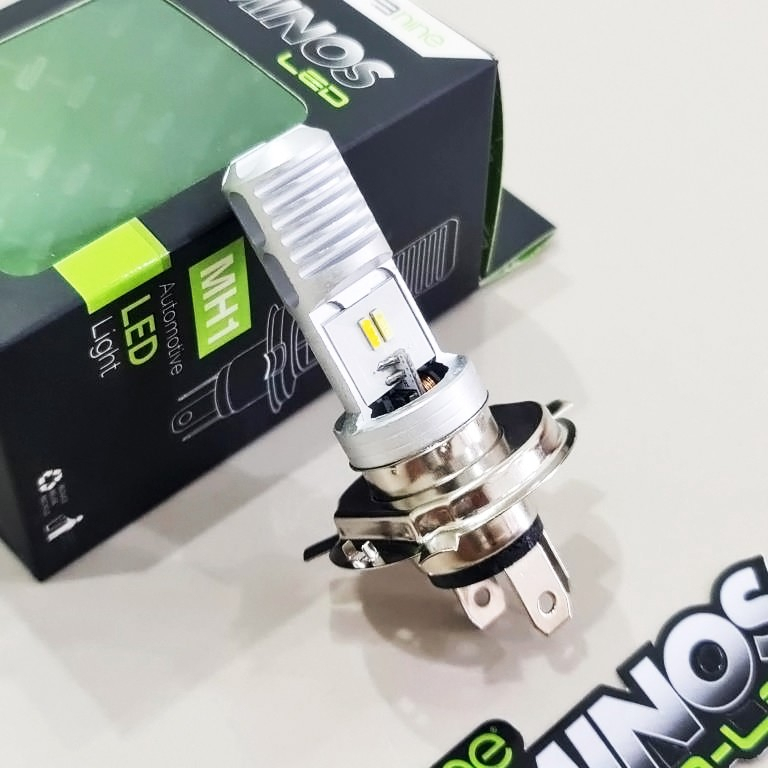 Jual Lampu LED Luminos MH1 Bohlam Lampu Utama HS1 H4 9Nine | Shopee Indonesia