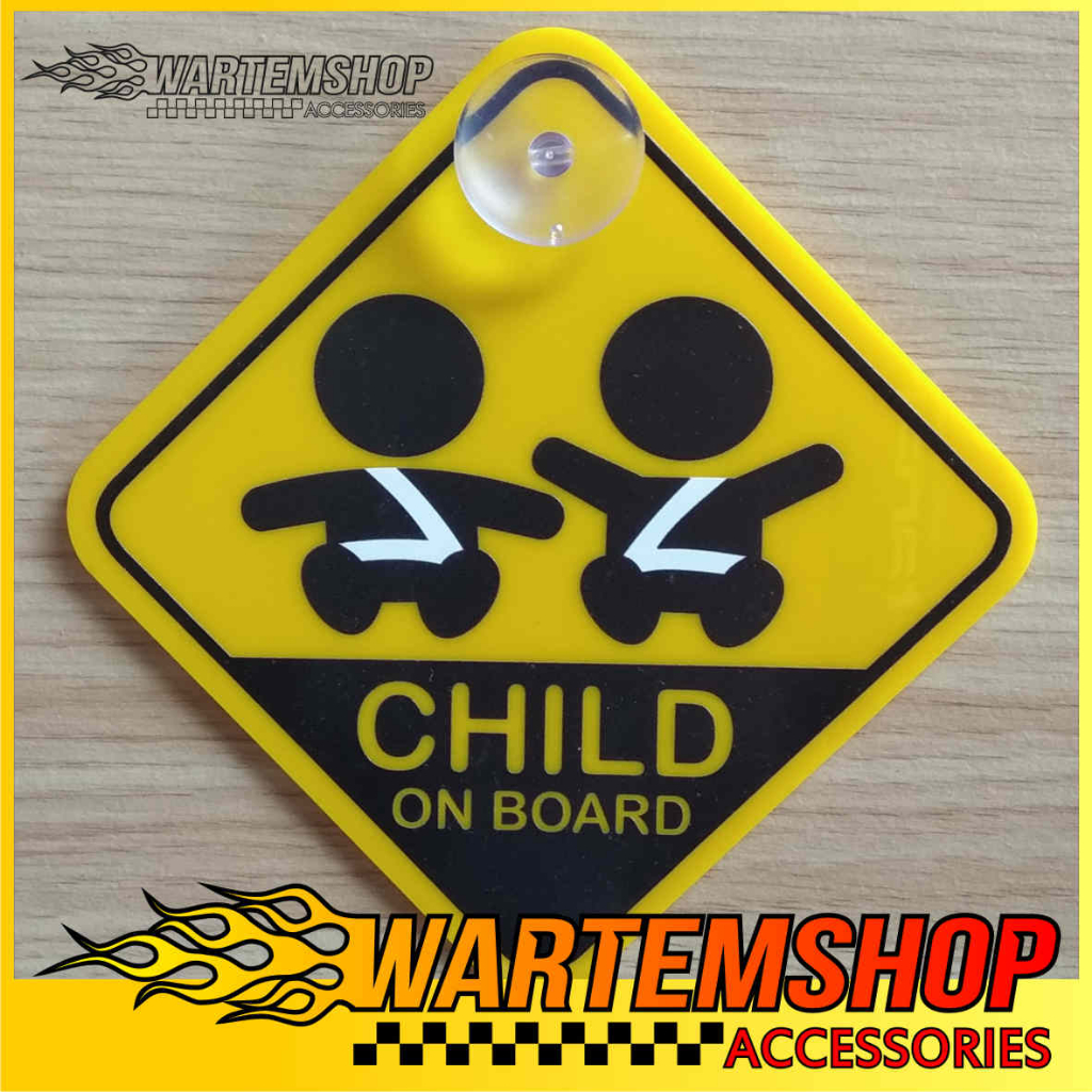 Jual CAR SIGN BOARD CHILD ON BOARD SERIES | Shopee Indonesia