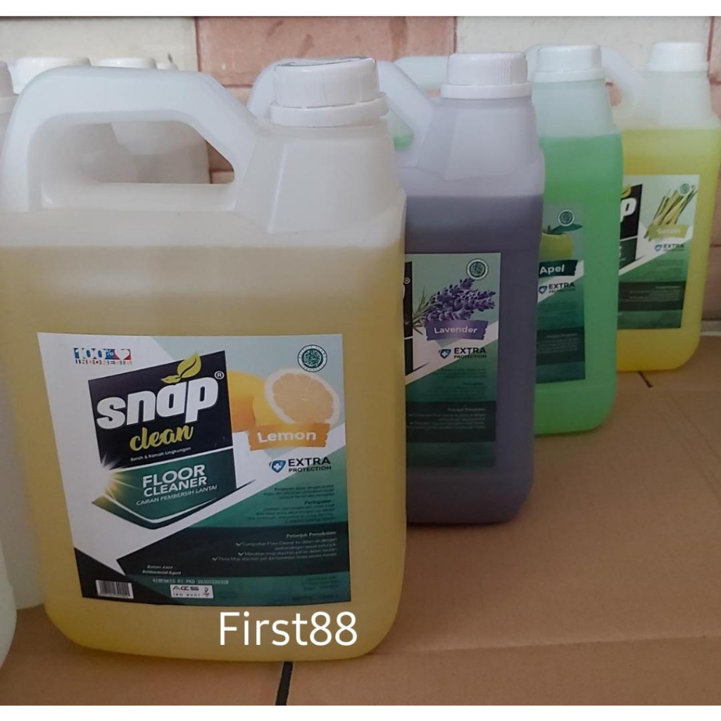 Jual Snap Clean - Floor Cleaner (sabun pembersih lantai) 4L | Shopee Indonesia