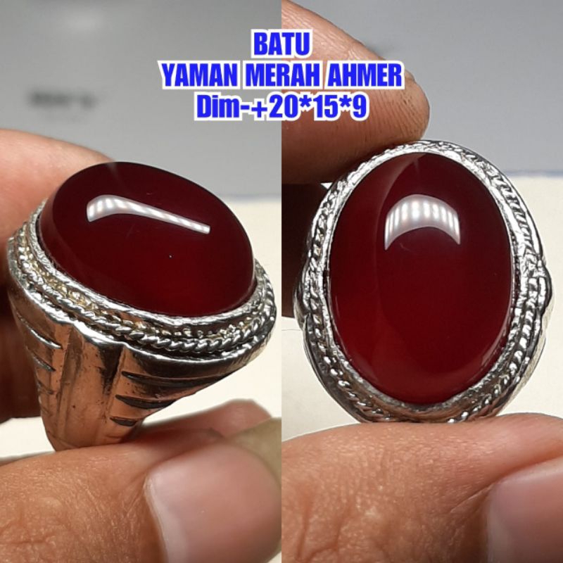 Jual BATU YAMAN MERAH YAMAN AHMER | Shopee Indonesia