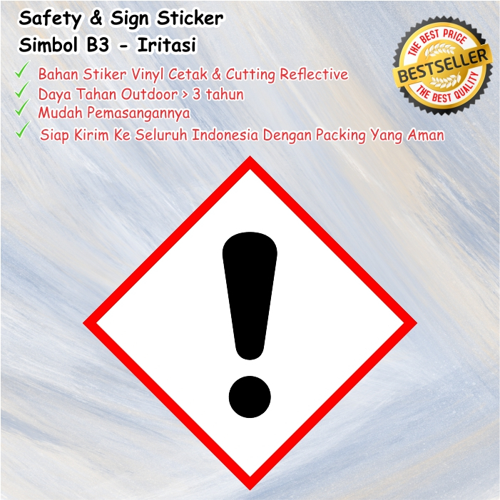 Jual Stiker B3 - Iritasi | Shopee Indonesia