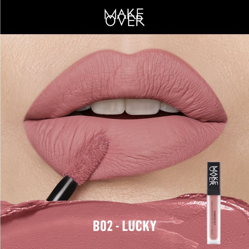 Jual Make Over Bundle Powerstay Transferproof Matte Lip Cream & Lip ...