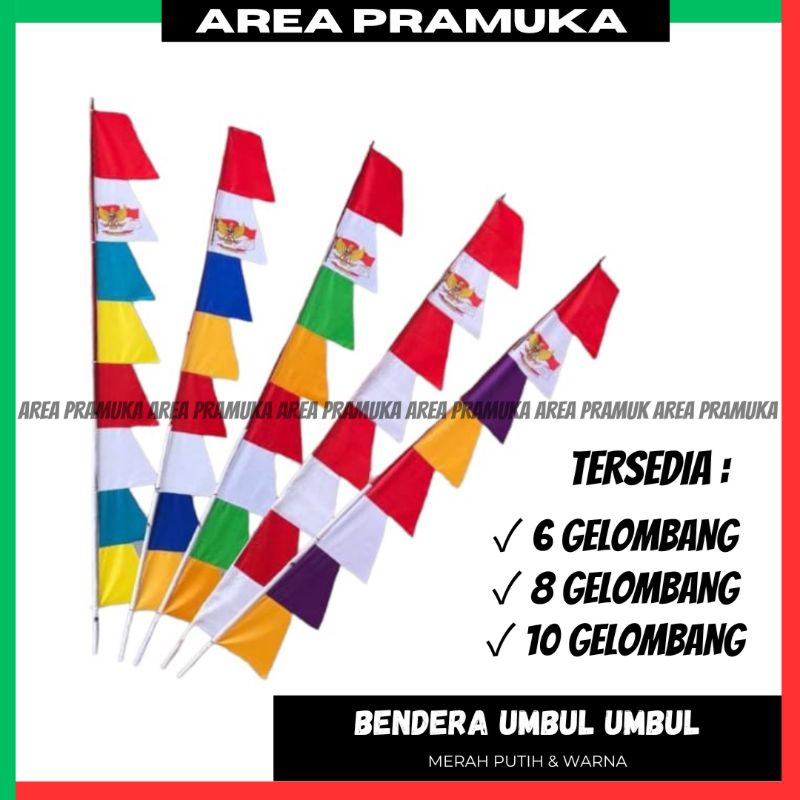 Jual Bendera umbul umbul warna dan merah putih | Shopee Indonesia