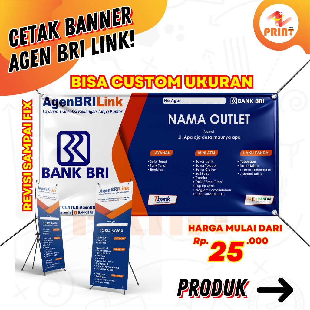 Jual BANNER AGEN BRI LINK | DESIGN TINGGAL PILIH | DAPAT DI CUSTOM ...