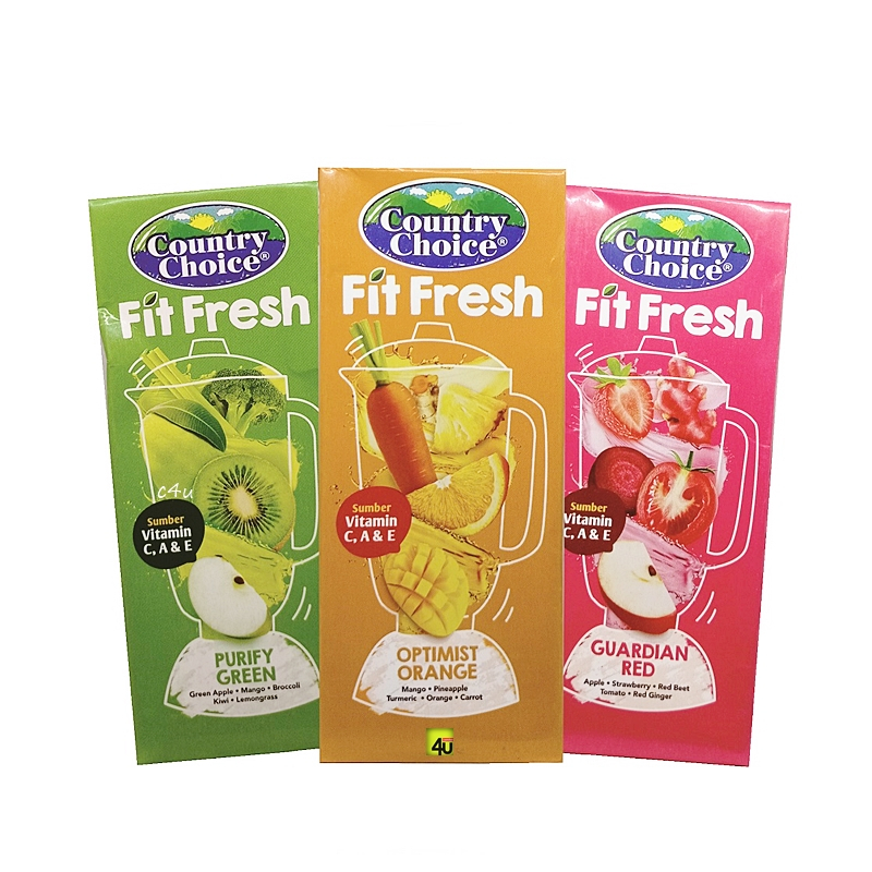 Jual Country Choice FIT FRESH - Minuman Sari Buah dan Sayur - 250 ml ...