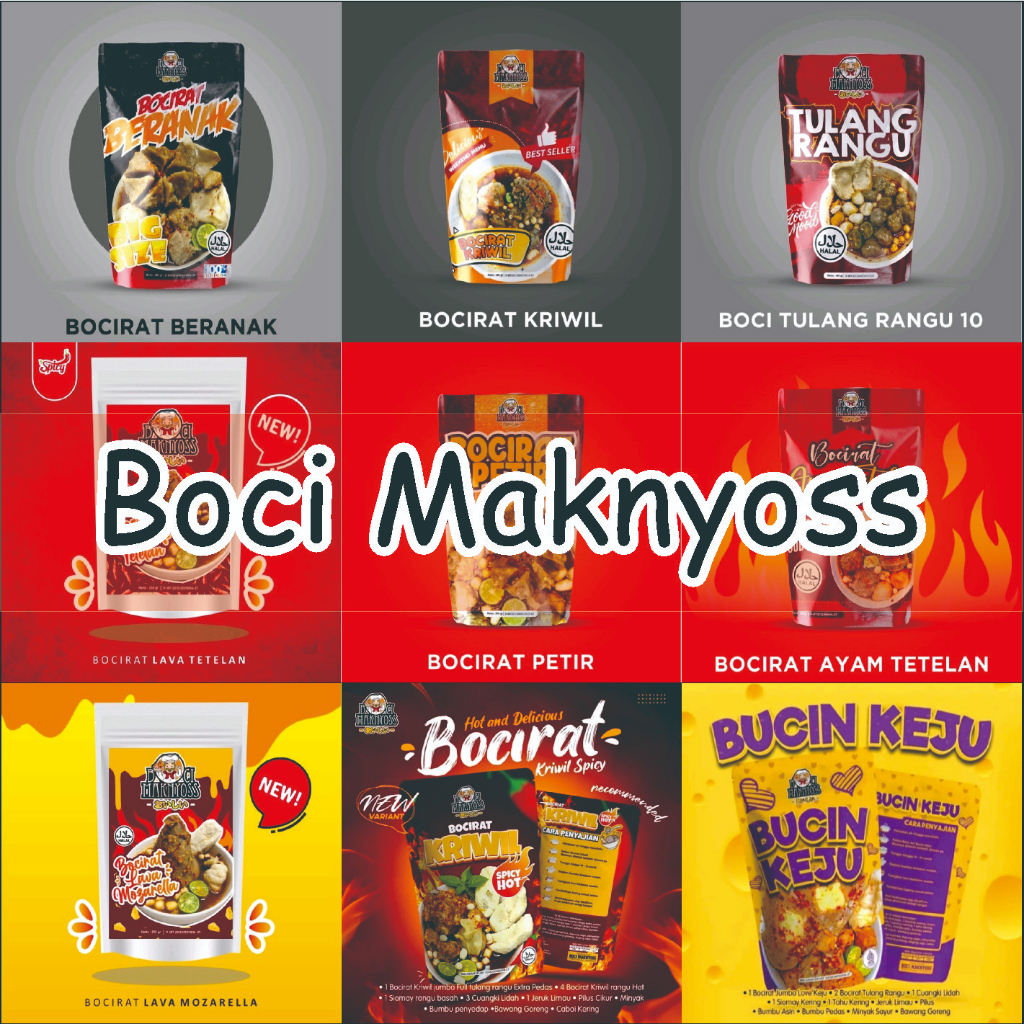 Jual Boci Maknyos Bocirat Beranak Tulang Rangu Boci Petir Bocirat Kriwil Hot Spicy | Shopee ...