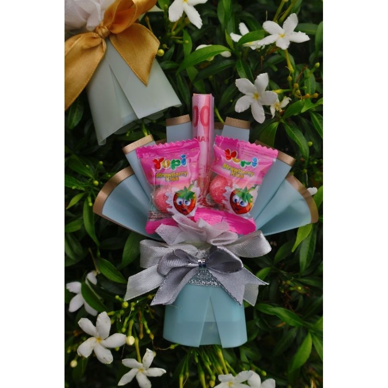 Jual Mini Buket Angpao Lebaran Free Permen/Coklat (tinggal masukin uang ...