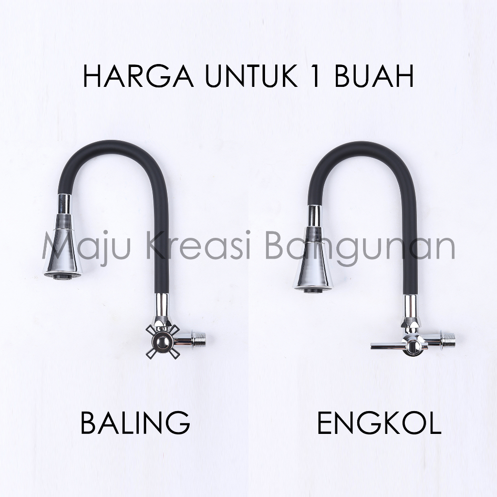 Jual Kran Angsa Fleksibel VPR Terompet Keran Cuci Piring Hitam Flexible ...
