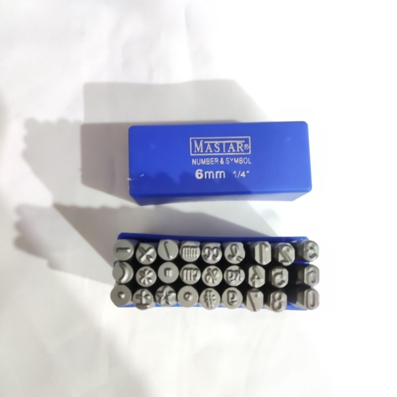 Jual Stamp punch angka dan simbol 6mm Mastar made in Germany | Shopee ...