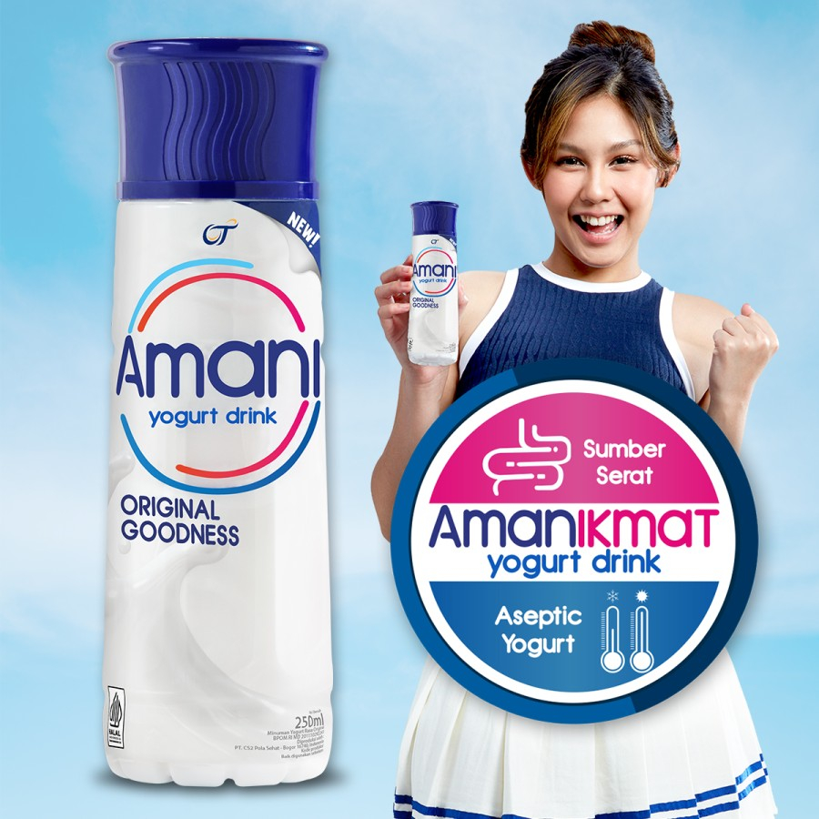 Jual AMANI Yogurt Drink Original Goodness Susu Fermentasi 250 ml | Shopee Indonesia