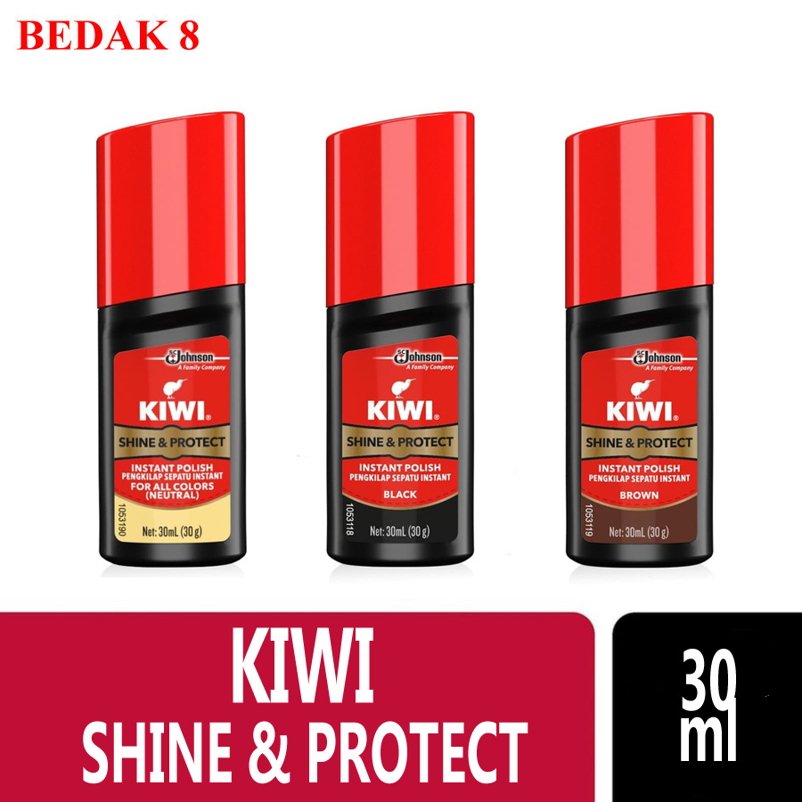 Jual Kiwi Liquid Shoe Polish 30 ml/ Semir Sepatu Kiwi Cair 30ml ...