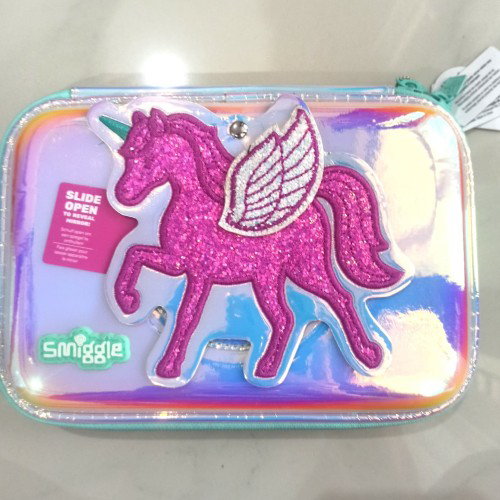 Jual (REJECT) SMIGGLE PENCIL CASE HARDTOP UNICORN MIRROR (BACA ...