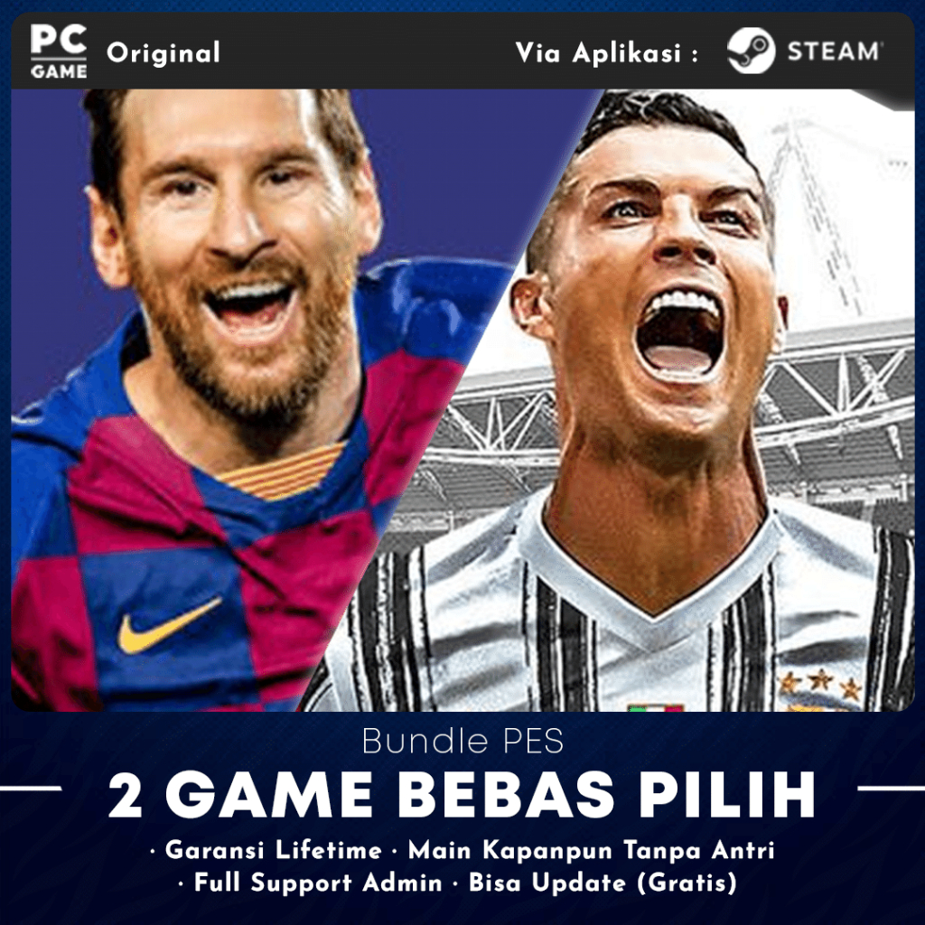 Jual BUNDLE EFOOTBALL PES GAME ORIGINAL PC (2020,2021) | Shopee Indonesia