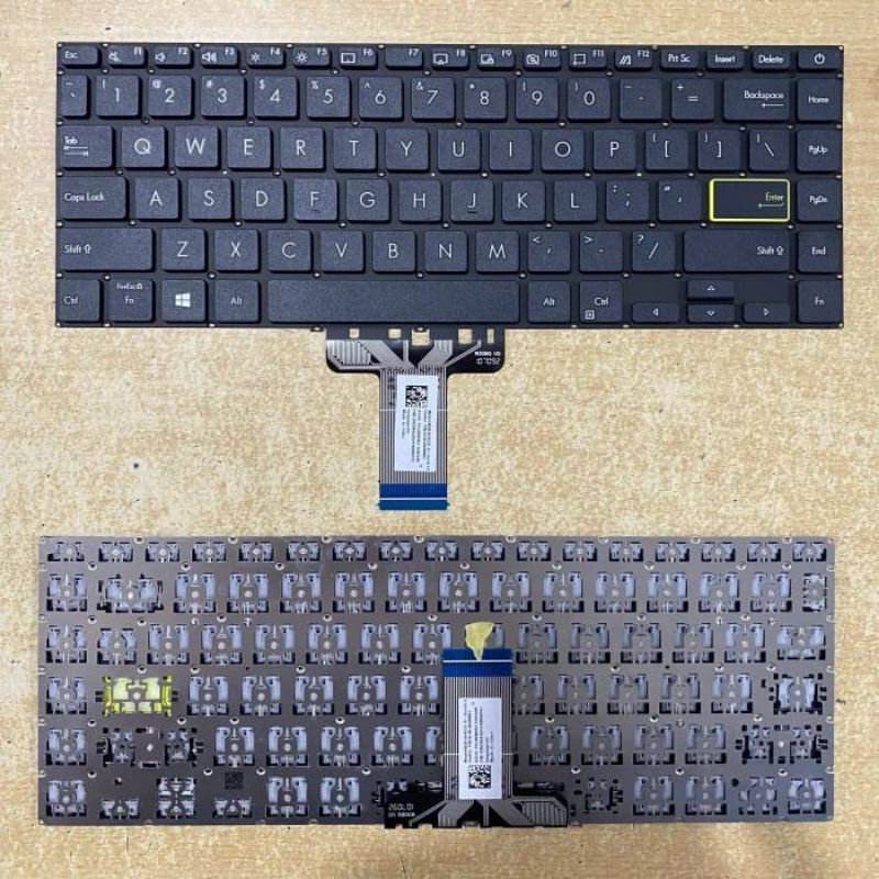 Jual KEYBOARD ASUS VIVOBOOK E410 E410M E410MA - HITAM ORIGINAL | Shopee ...