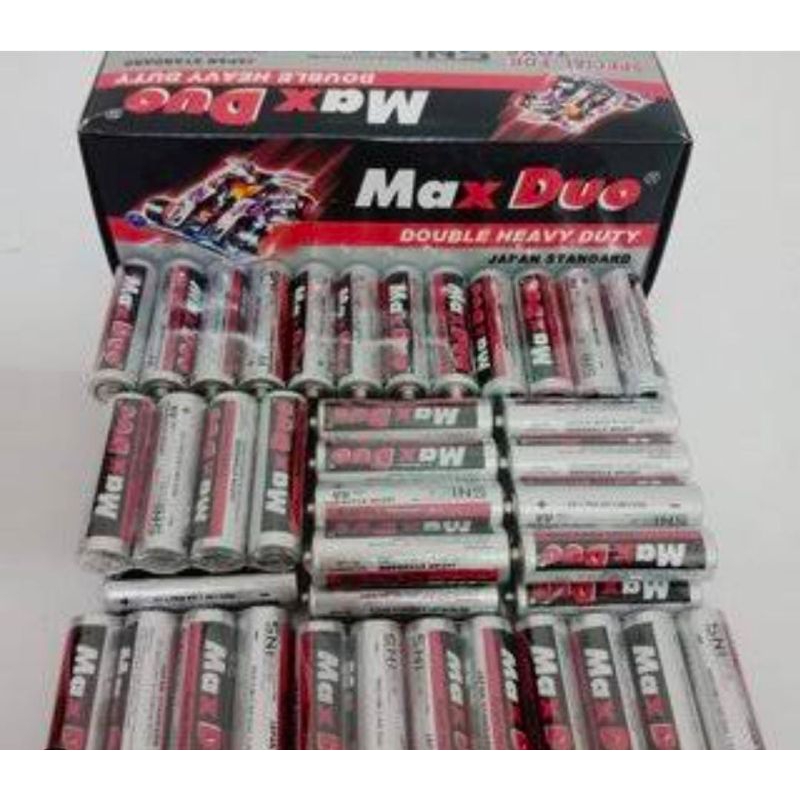 Jual MAX DUO - Baterai max duo AA R6S 1,5V standard Japan (harga bisa per 1 pcs atau per 4 pcs ...