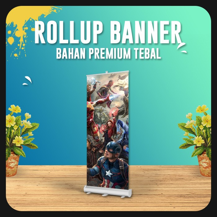 Jual Paket Rollup Banner + Cetakan | Shopee Indonesia