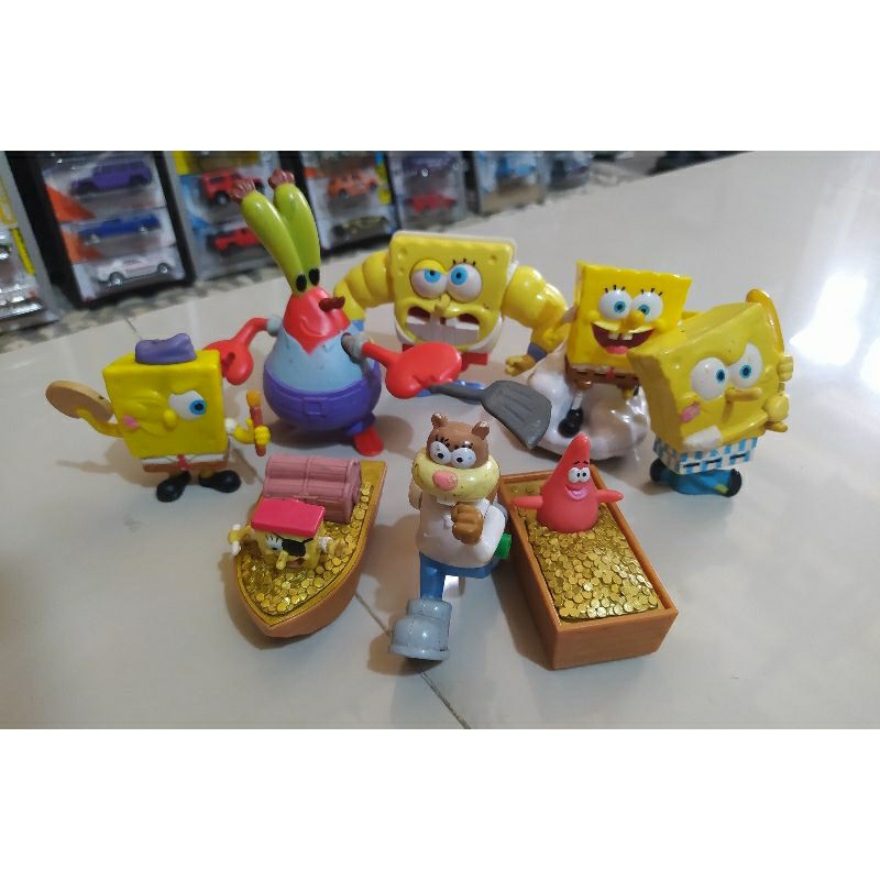 Jual Figure Spongebob Squarepaint Mainan Happy Meal McD | Shopee Indonesia