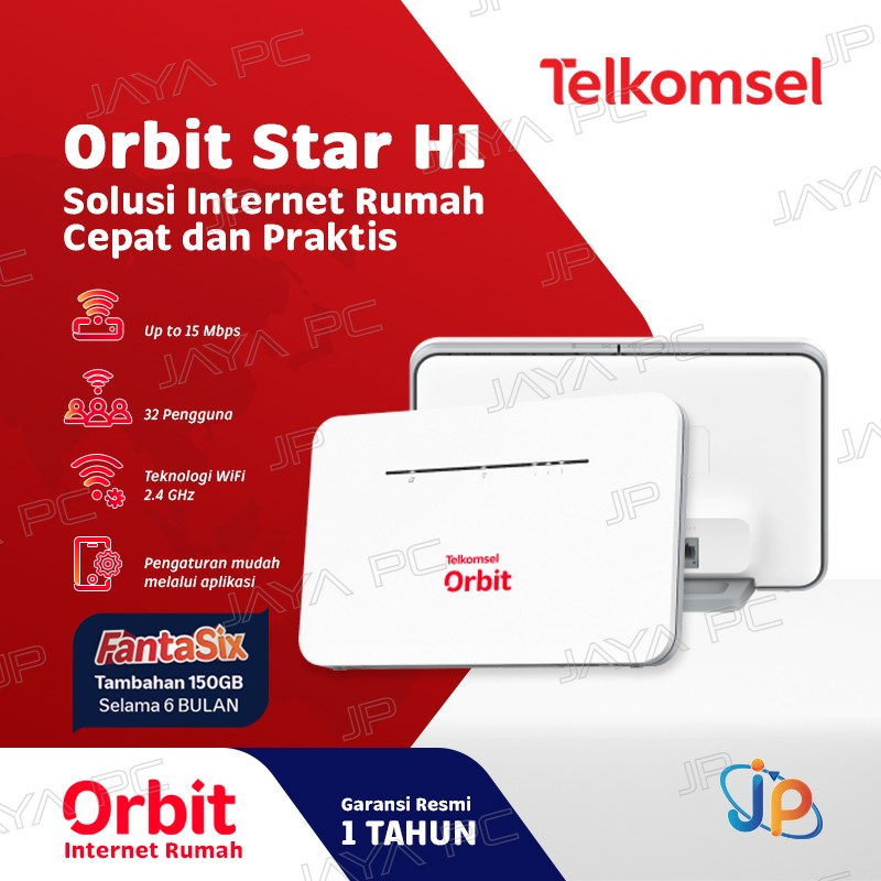Jual Telkomsel Orbit Star H1 Modem WiFi Home Router 4G | Shopee Indonesia