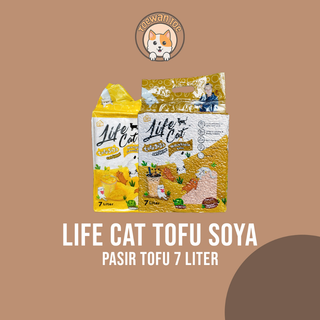 Jual Life Cat Tofu Soya Pasir Tofu 7 Liter | Shopee Indonesia