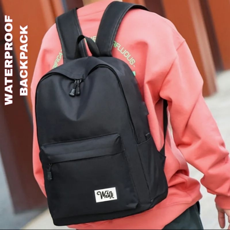 Jual Tas ransel laptop pria waterproof 100% anti air / tas sekolah ...