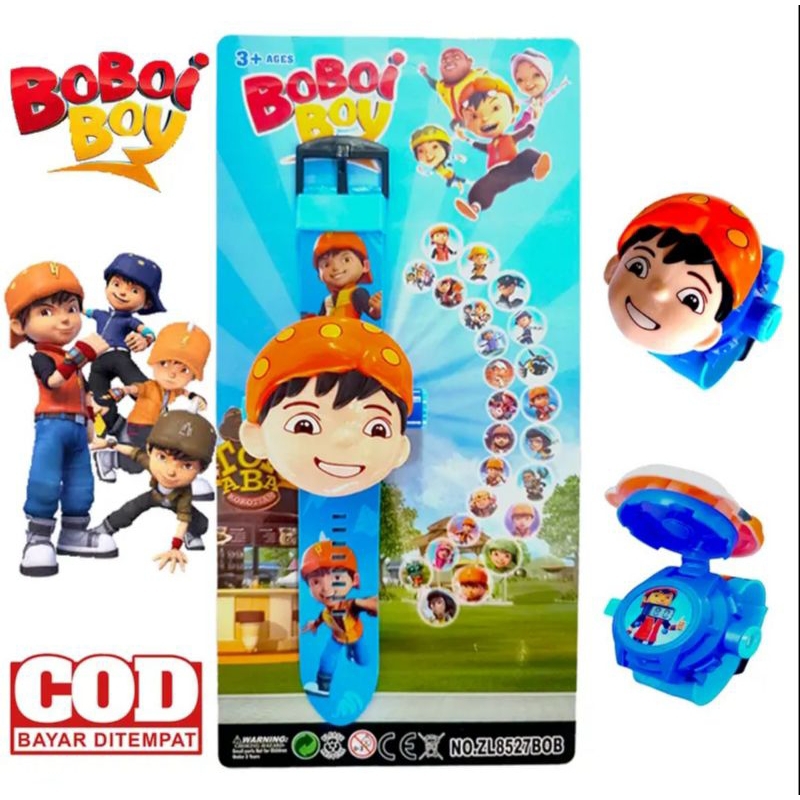 Jual [CoD] jam tangan anak-anak boboi boy ada 24 karakter keren usia 3 ...