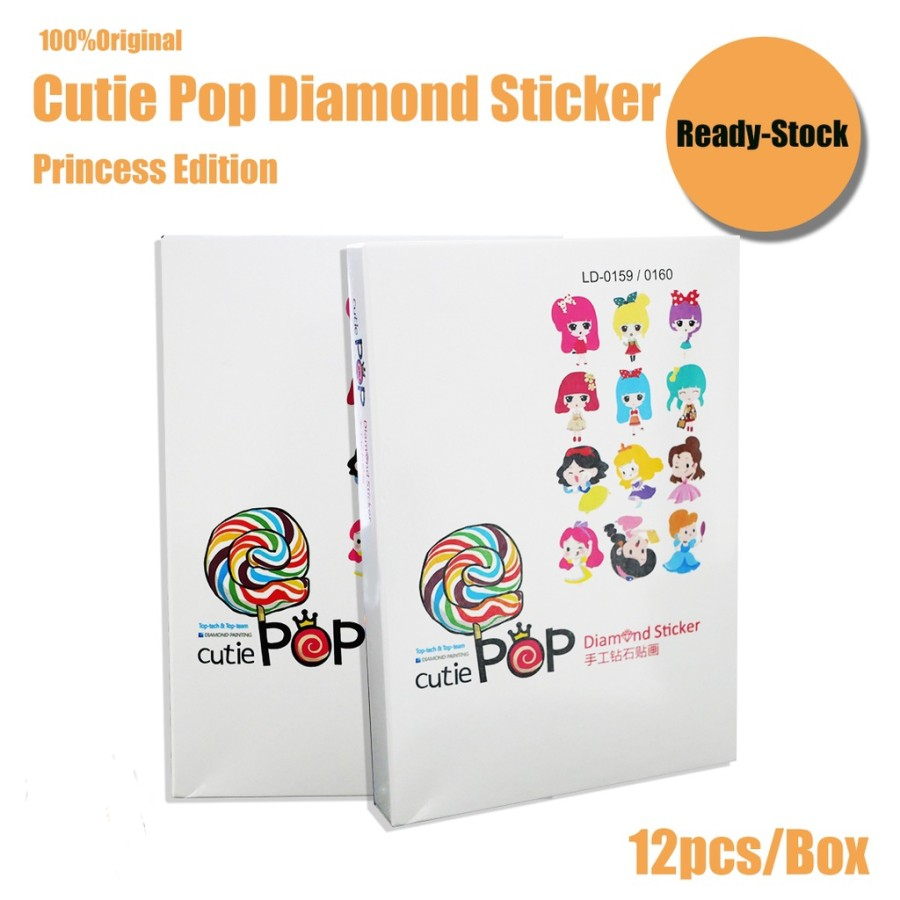 Jual 1BOX DIY Mainan Anak Sticker Diamond / Stiker Diamond Cuti POP ...