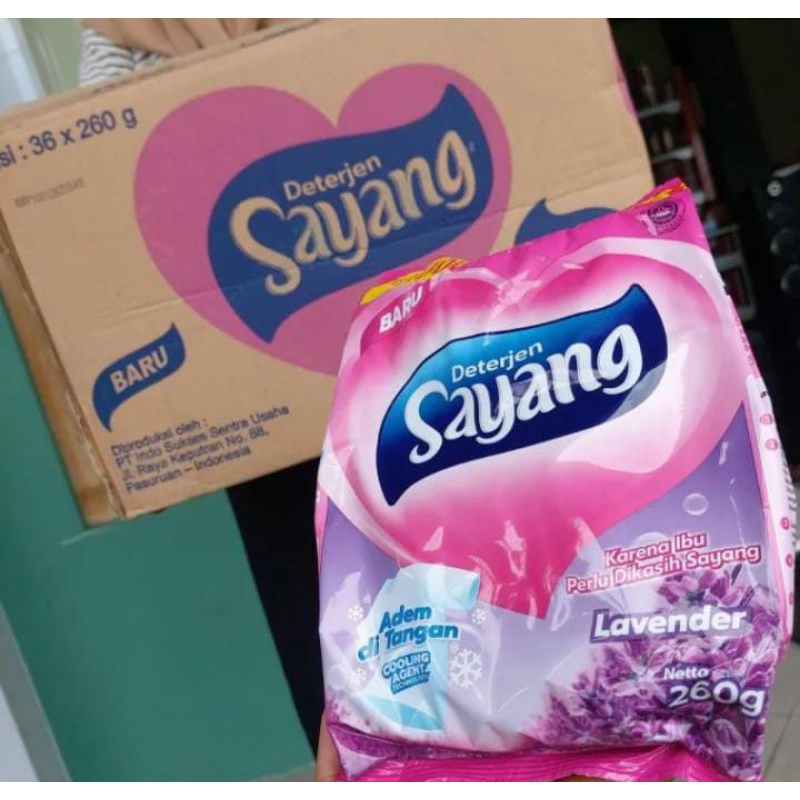 Jual sabun detergen deterjen sayang 260 gr 3 pcs | Shopee Indonesia