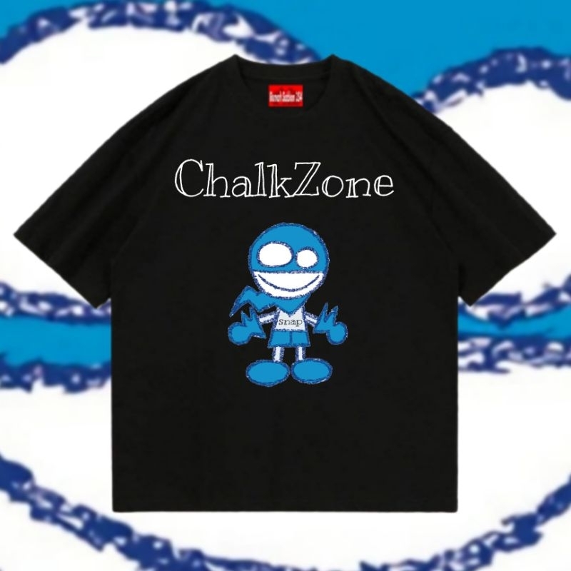 Jual T-SHIRT VINTAGE "CHALKZONE" SNAP | KAOS MOVIE FILM CARTOON KARTUN ...
