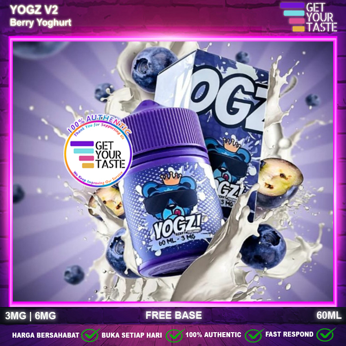 Jual Liquid Yogz V2 Berry Yoghurt 60ML by Brothers In Brewery | Shopee ...