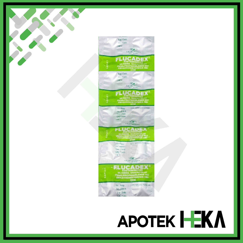 Jual Flucadex Tablet Strip isi 10 Tablet - Obat Batuk Flu Demam ...