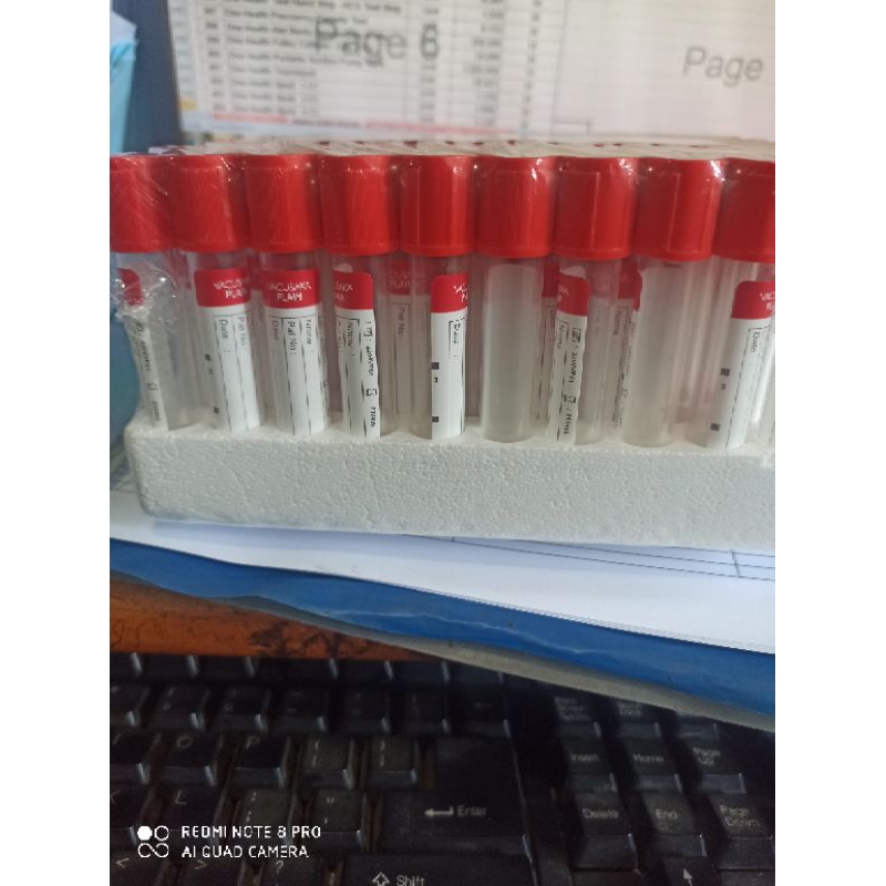 Jual Tabung Plain 3ml Kaca Merk Sakamed | Vacutainer 3 ml Glass Tube ...