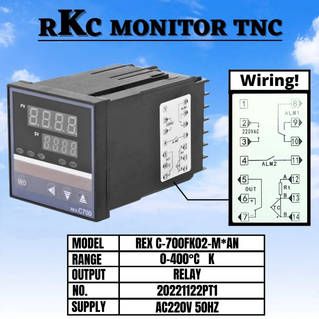 Jual Rex-C700 RKC temperatur controller output SSR Relay | Shopee Indonesia