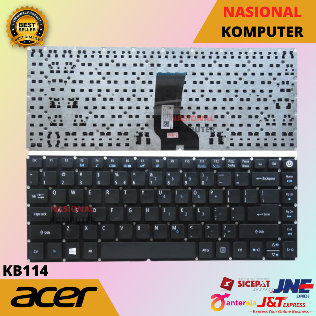Jual Keyboard Acer Aspire E14 ES14 ES1-422 E5-422 E5-432 ES1-420 ES1 ...