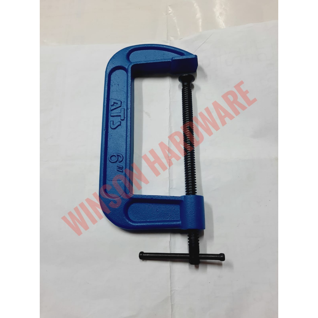 Jual Klem C 6" ATS - Clamp C Penjepit Catok 6 inch 150mm | Shopee Indonesia