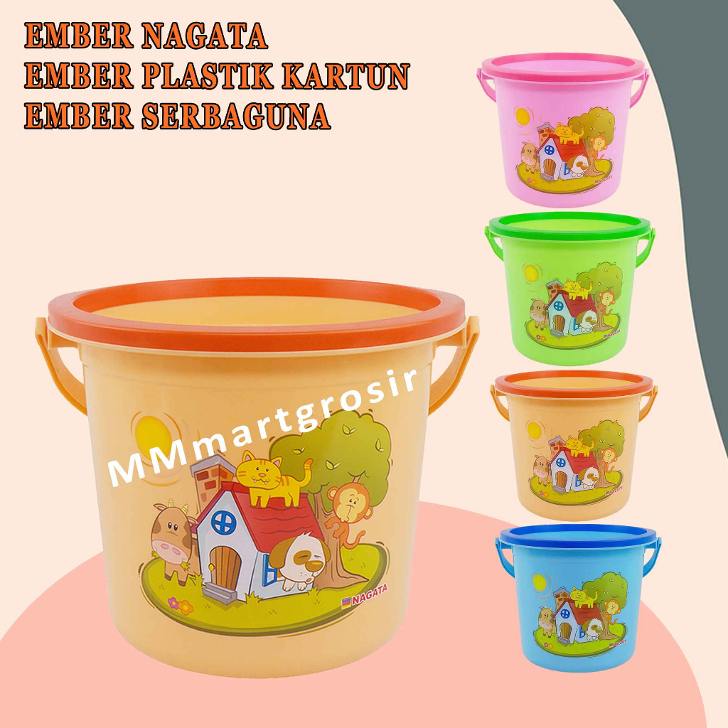 Jual Ember Nagata/ Ember Plastik/ Karakter Kartun/ Ember Serbaguna ...