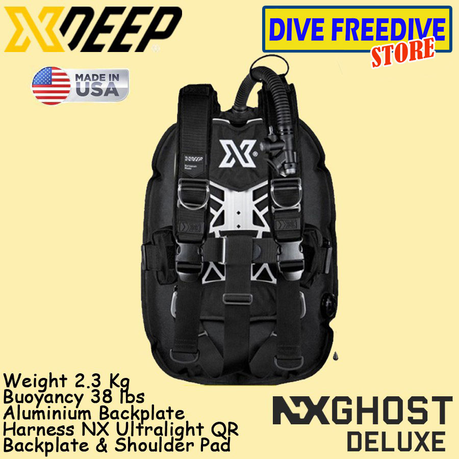 Jual BCD XDEEP NX Ghost Deluxe 38 lbs Back Buoyancy Backplate Scuba ...