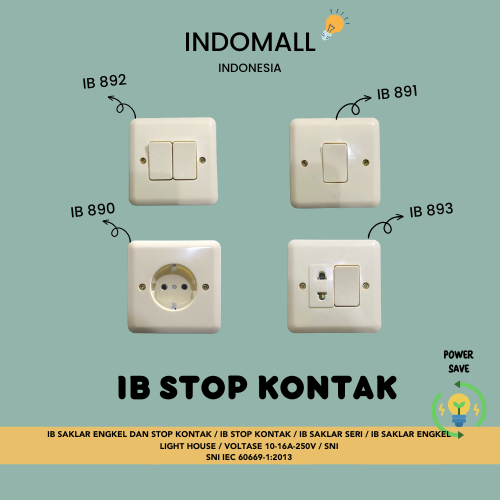 Jual IB STOP DINDING TANAM TEMBOK / ENGKEL STOP IB / SAKLAR IB / SAKLAR ...