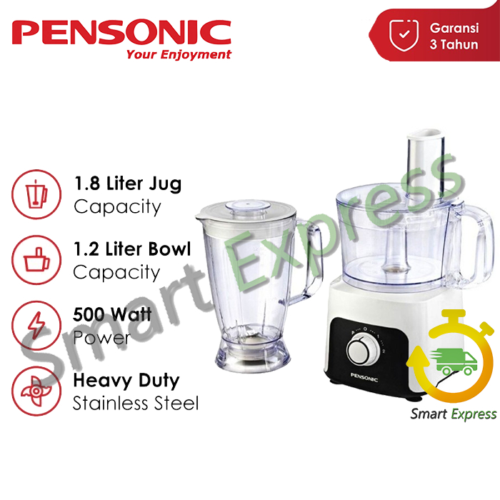 Jual FOOD PROCESSOR PENSONIC PBI 5001 / PBI5001 - (2in1) | Shopee Indonesia